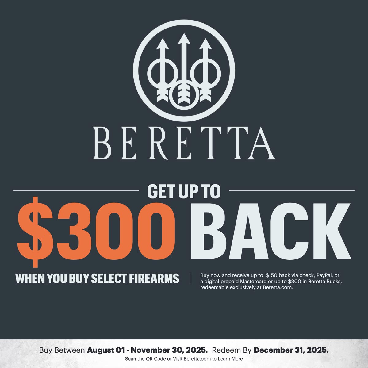 Beretta Tactical Products Rebate 2025 | Gun Rebates | GunBroker